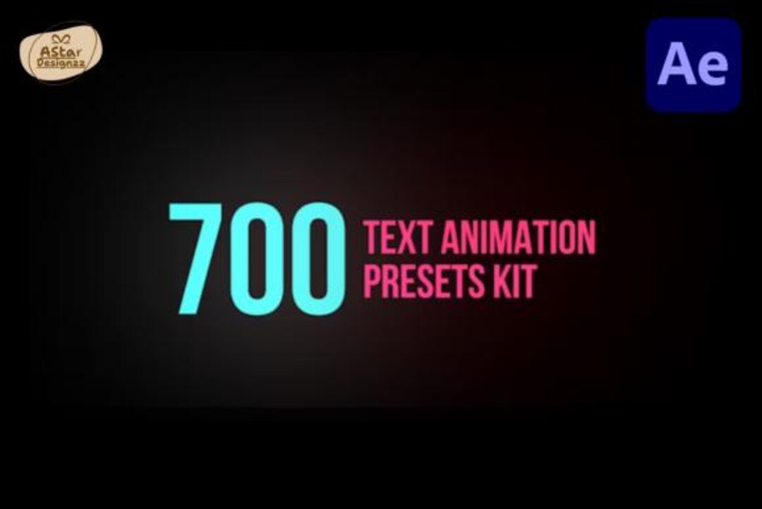 700+ Text Animation Presets Kit for After Effects | Modern, Creative ...