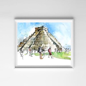 Chichen Itza, Mexico Archival Fine Art Print - Etsy
