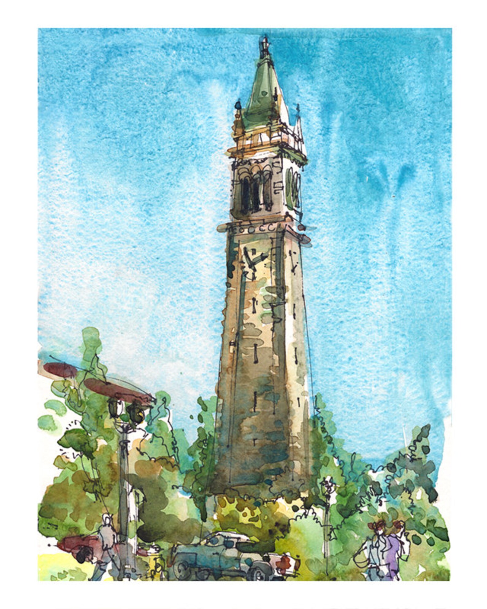 Graduation Gift UC Berkeley Campanile Sather Tower Clock - Etsy