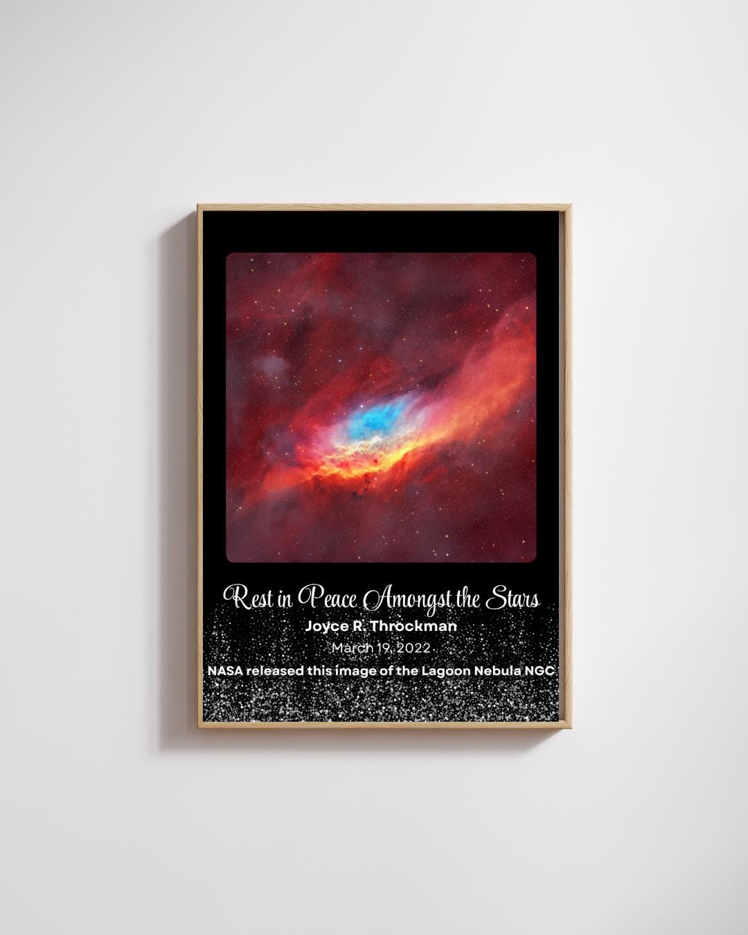 Personalized Memorial Night Sky Print | in Loving Memory Gift | NASA ...