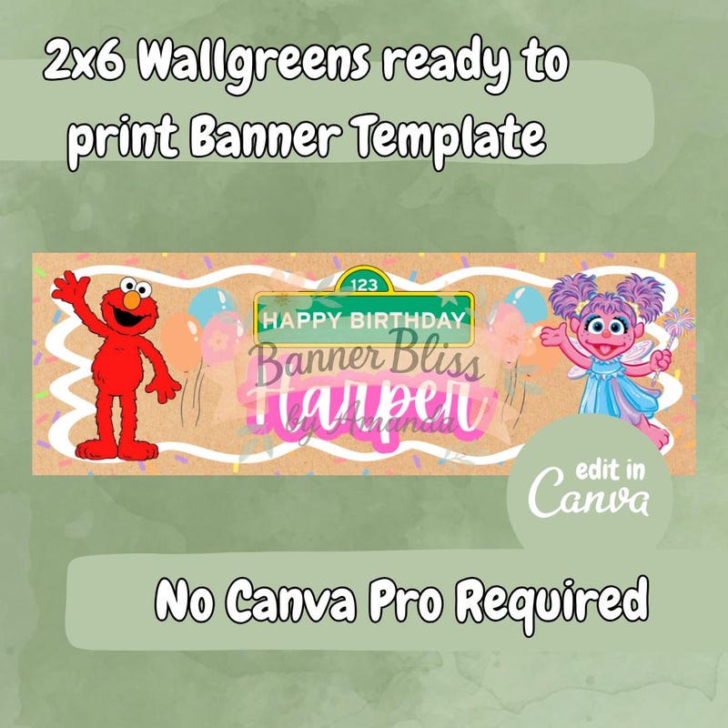 Elmo Sign Template - Etsy UK
