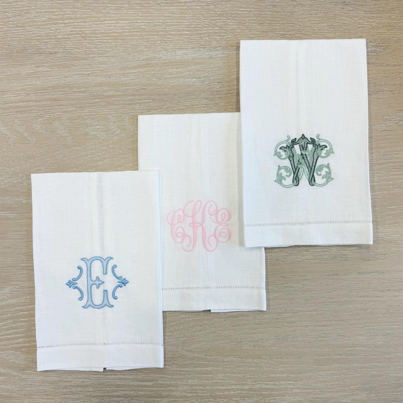 Embroidered House Tea Towels - Etsy