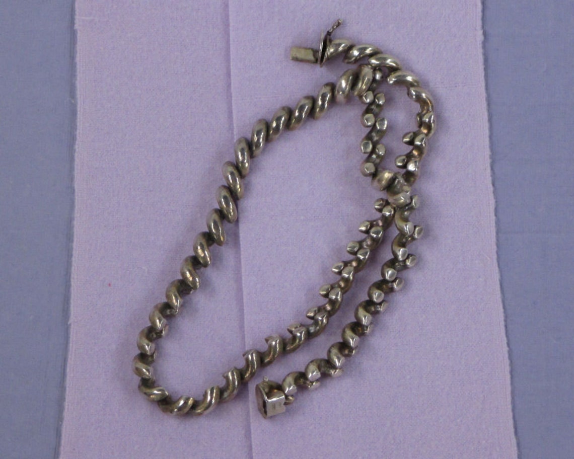 Vintage Italian Silver Necklace Spectacular Italy 925 Sterling - Etsy