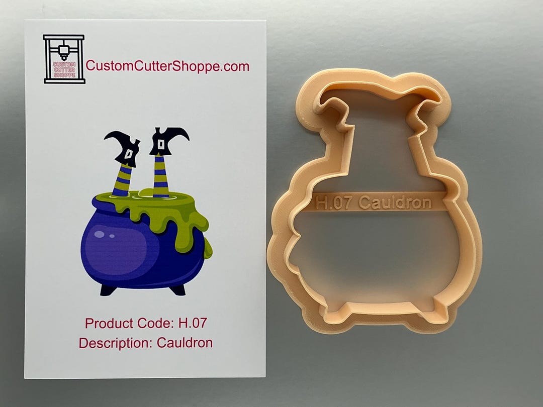 Cauldron Custom Cookie Cutter (H.07) - Etsy