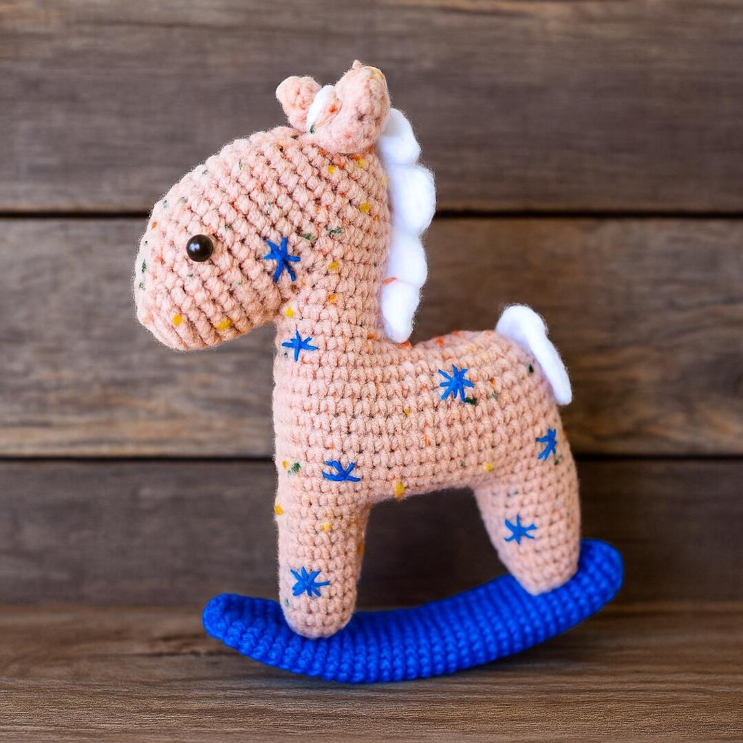 Amigurumi Rocking Horse Crochet Pattern | Plush Toy (PDF Pattern) - Etsy