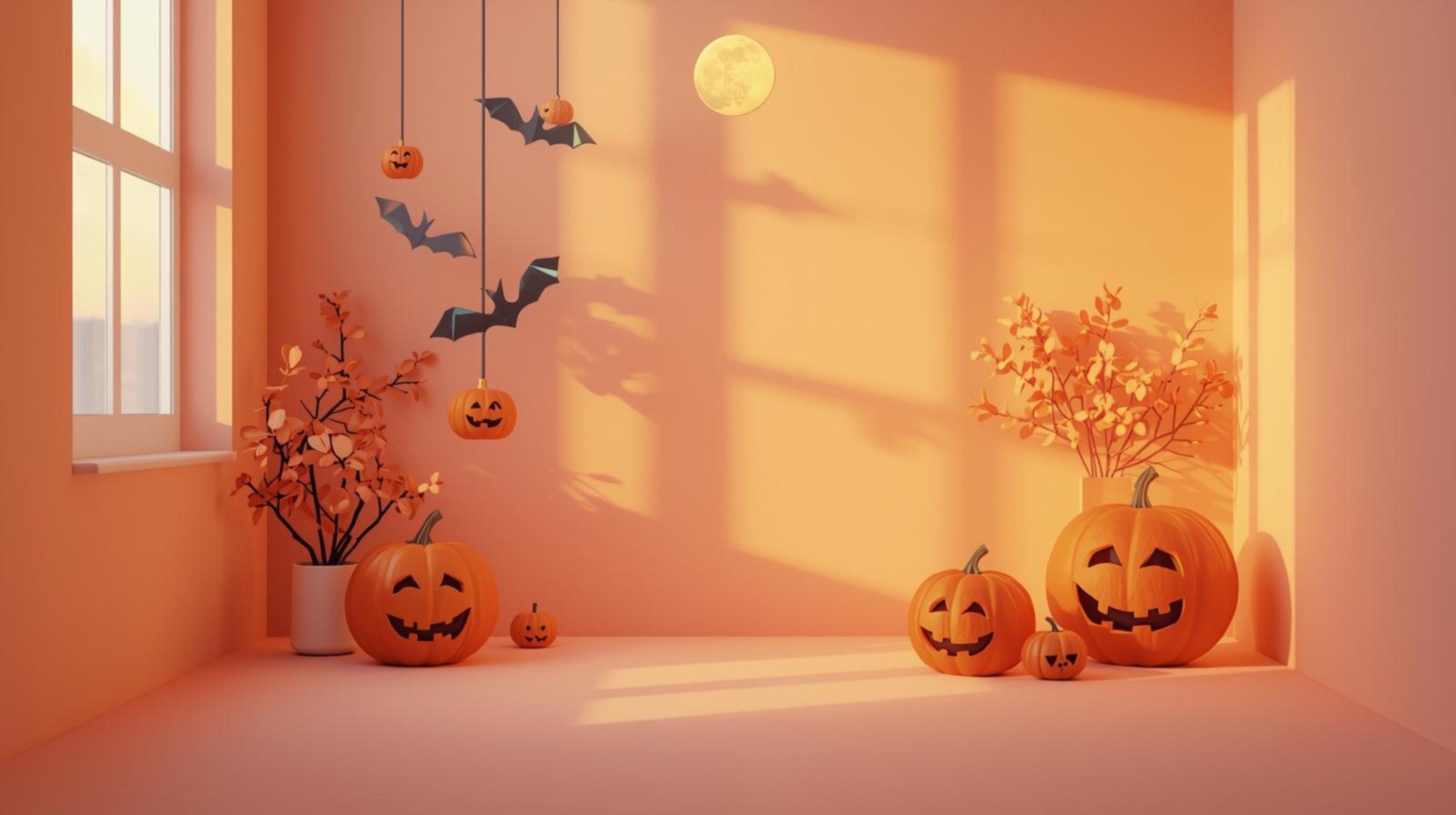 10 Halloween Virtual Backgrounds (teams, Zoom, Google Meet, Youtube) - Etsy