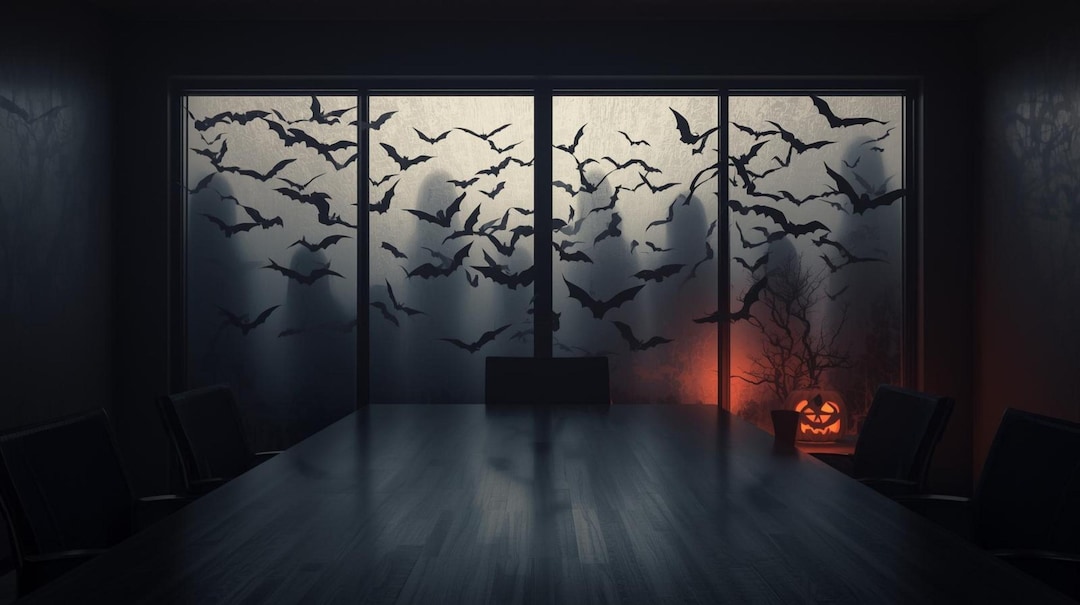 10 Halloween Virtual Backgrounds (teams, Zoom, Google Meet, Youtube) - Etsy
