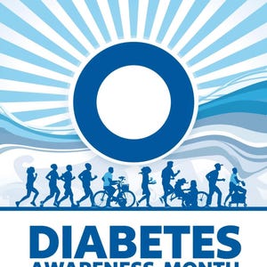 Diabetes Awareness Month Poster Bundle, Set of 4 Printable Wall Art ...