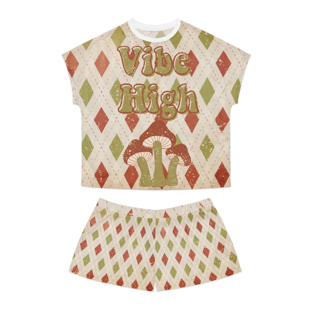Vibin High Mushroom Print Comfy Cute Fashionable Stylish Gift for Them ...