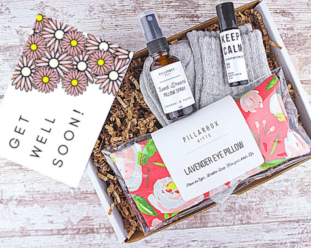 Get Well Soon Relaxation Care Package for Her- Feel Better Gift Box ...