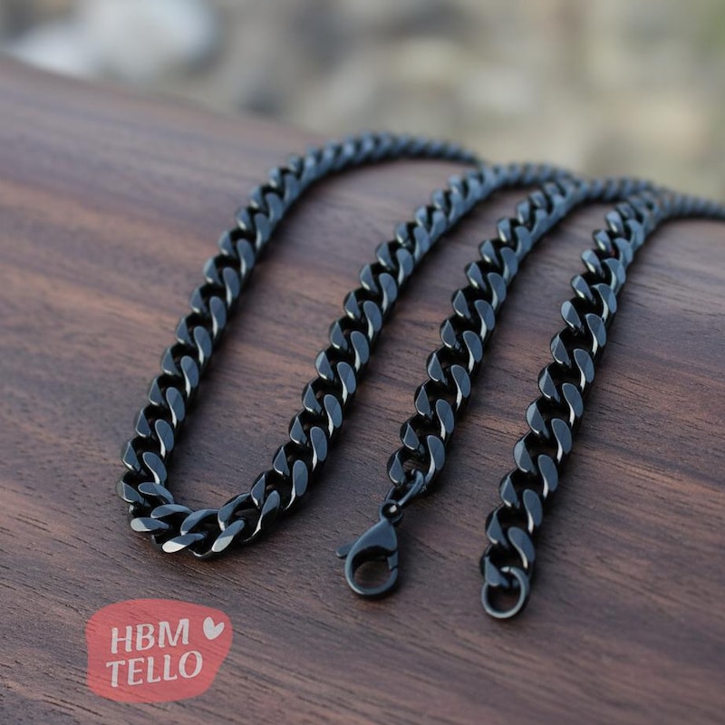 20 Black Men Necklace - Etsy