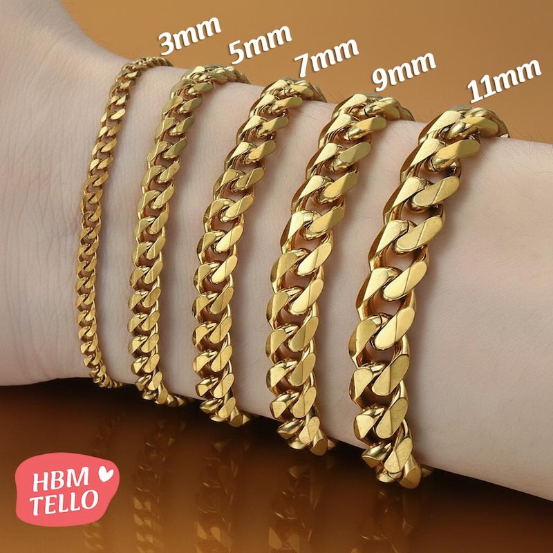 Gold Cuban Link and Charm - Etsy