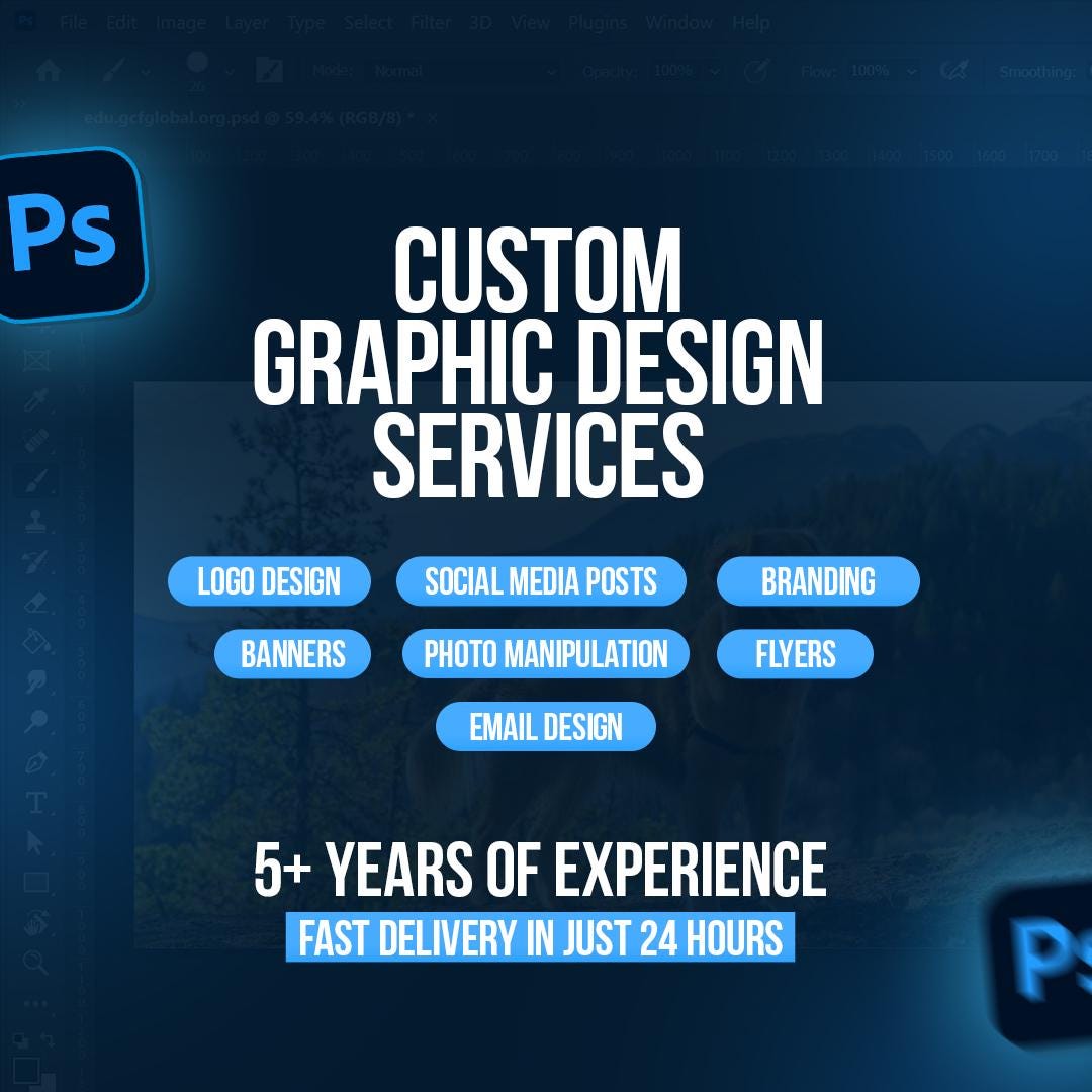 Custom Graphic Design Services: Logo, Social Media, & More - Etsy