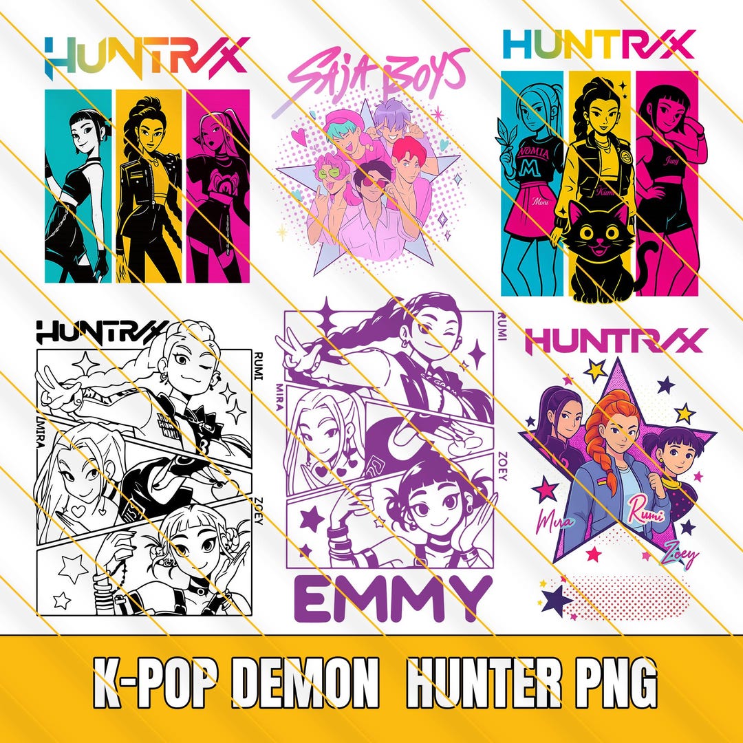 Kpop Demon Hunter Png Bundle, Demon Hunters Inspired Png, Sa-ja Boy Png ...