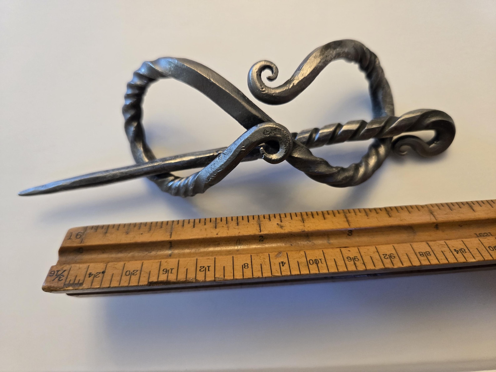 Handmade Blacksmith Forged Hair Pin - Etsy