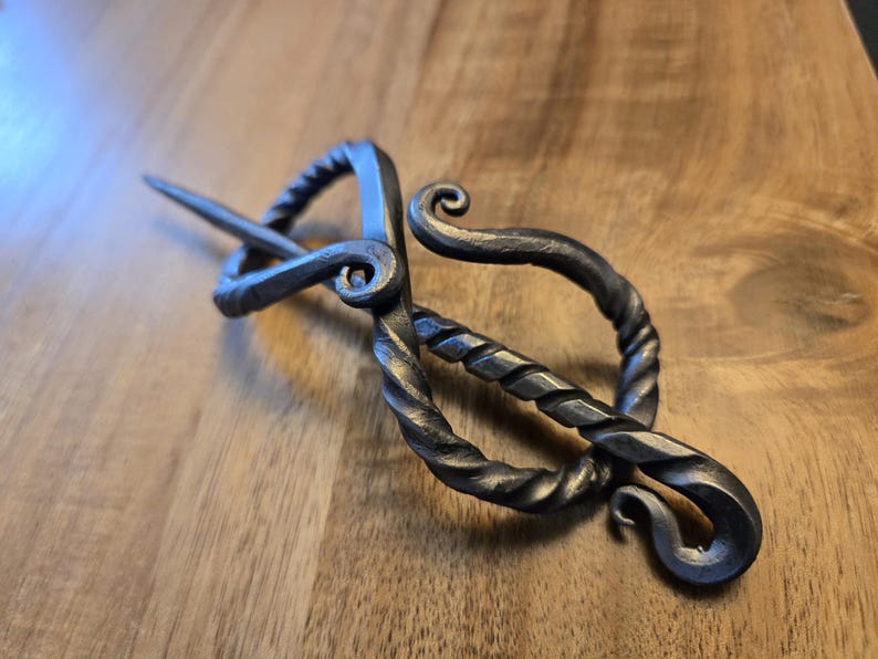 Handmade Blacksmith Forged Hair Pin - Etsy