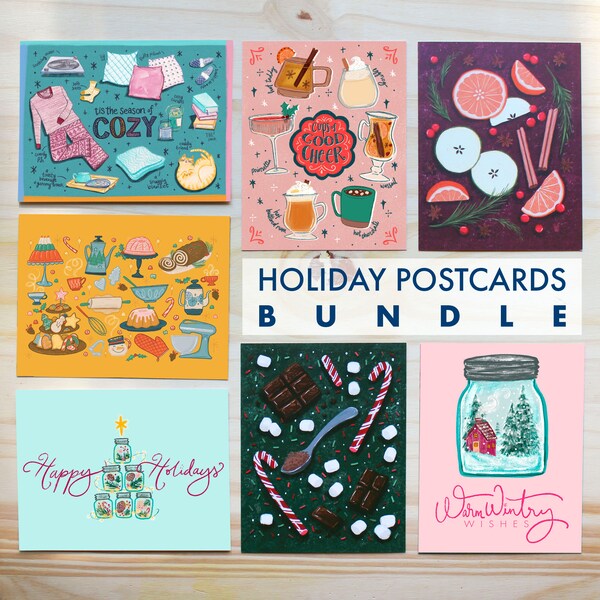 Vintage Postcard Set - Etsy