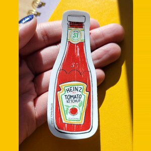 Heinz Ketchup Weatherproof Vinyl Sticker | Ketchup Lover Gift | Ketchup ...