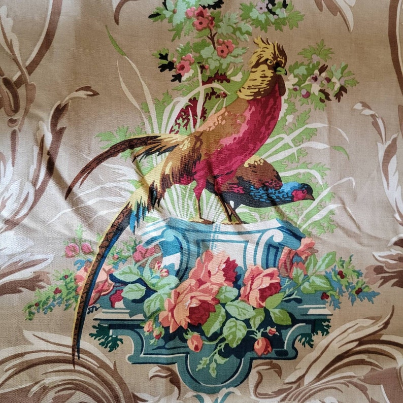 Vintage Schumacher Exclusive Neoclassical Design Fabric. 1760 - Etsy