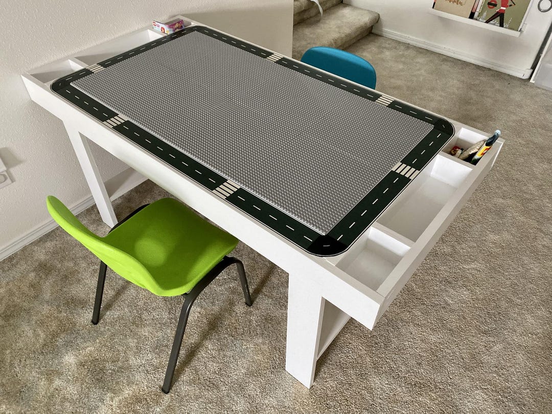 Modern Play Table With Storage – PDF Woodworking Plan for DIY Kids ...
