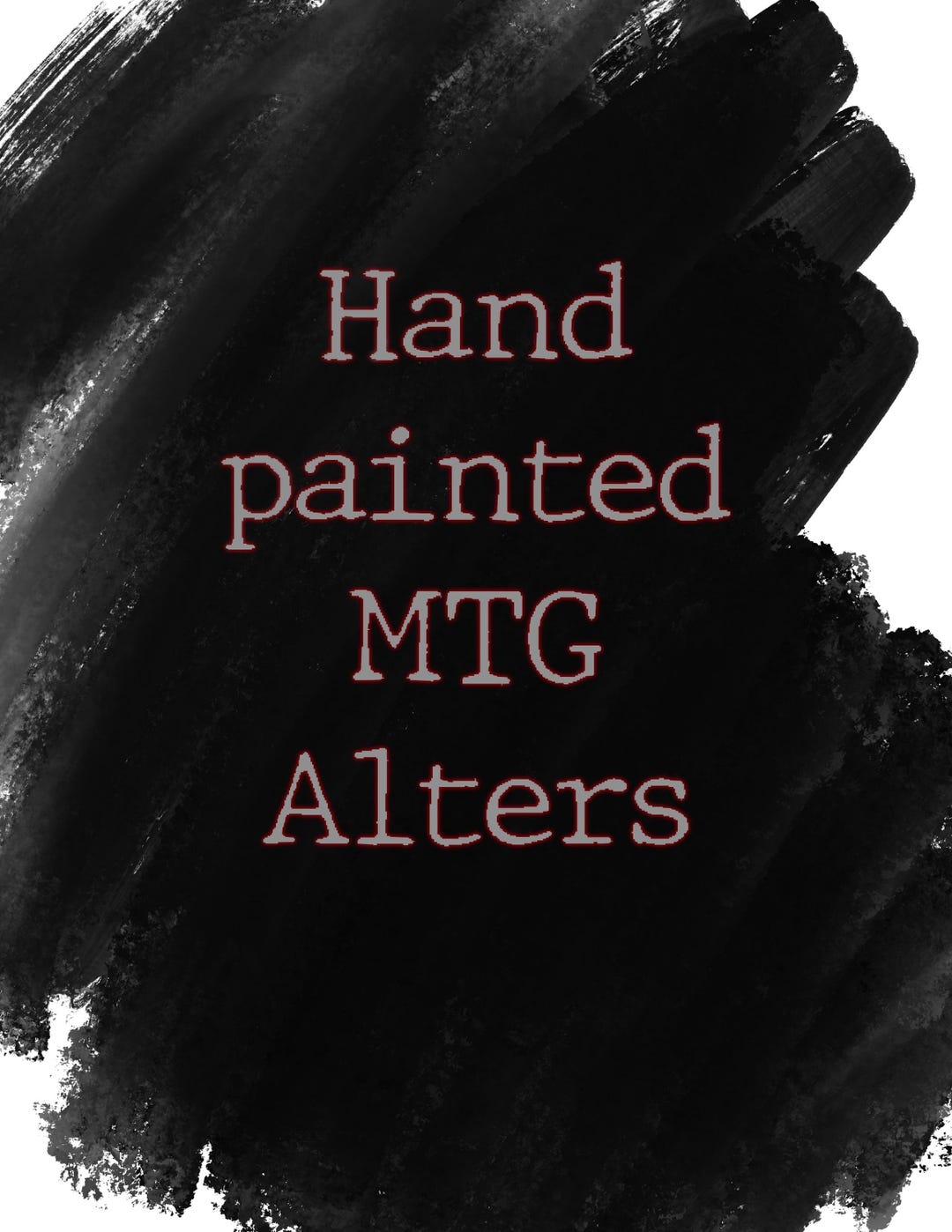 MTG Hand-painted Alter | Magic the Gathering Custom Full Art & Border ...