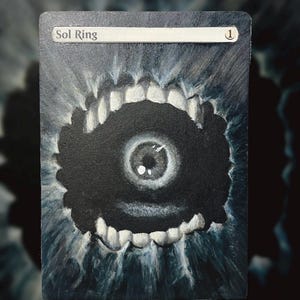MTG Hand-painted Alter | Magic the Gathering Custom Full Art & Border ...