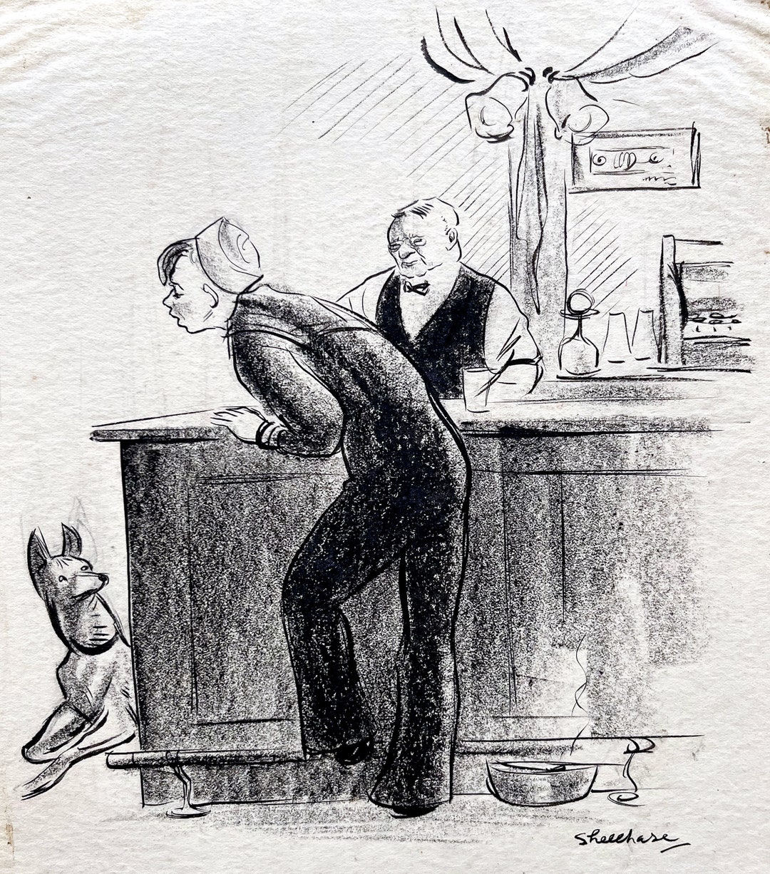 1927 Vintage Original Cartoon-vignette From New Yorker's Artist George ...