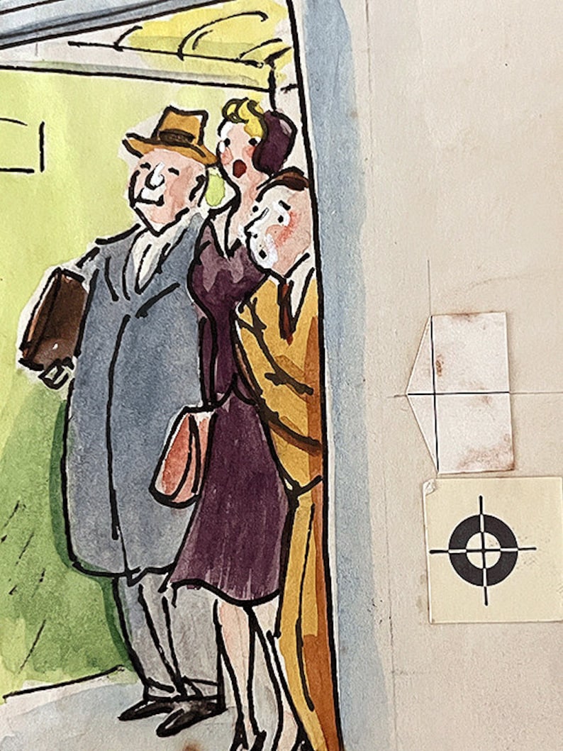 1930s-1950s Vintage Original Cartoon-vignette From New Yorker's Artist ...