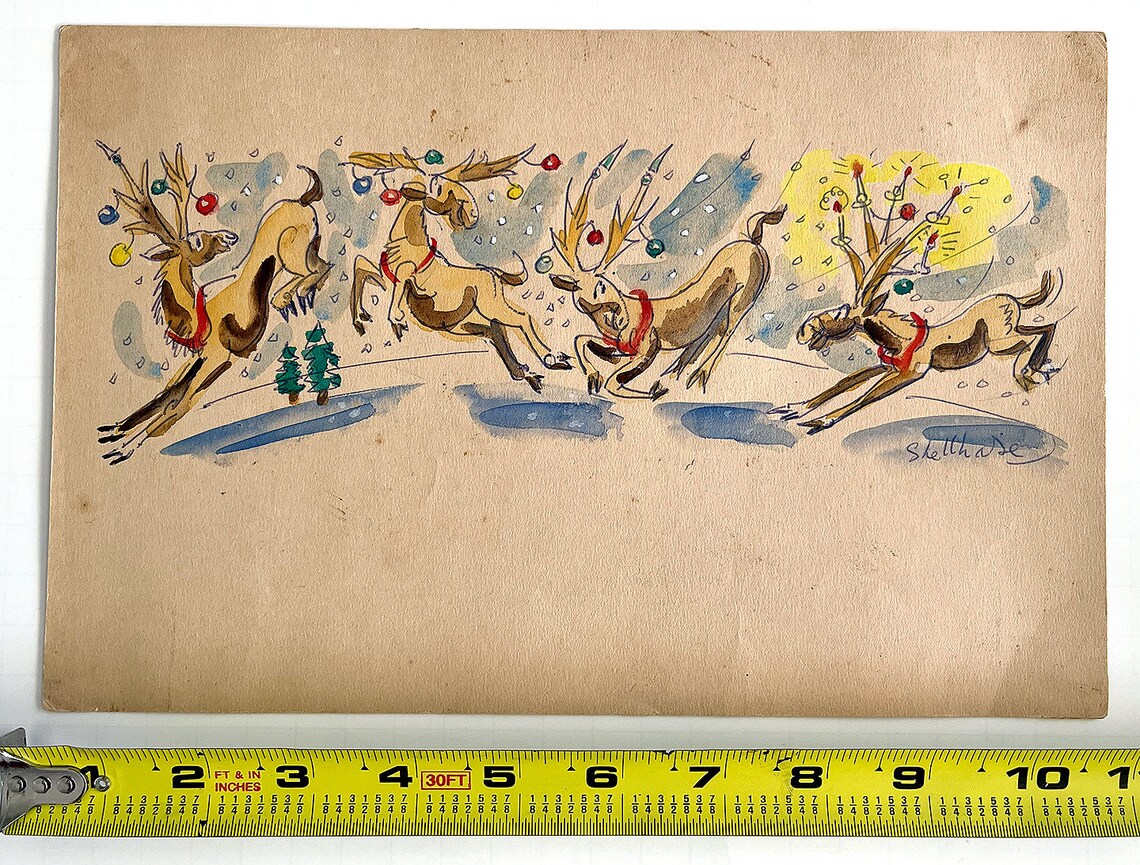 1930s-1950s Vintage Original Cartoon-vignette From New Yorker's Artist ...