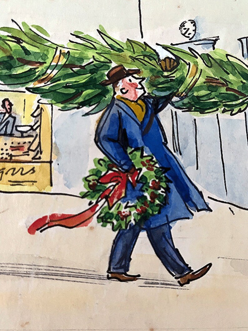 1930s-1950s Vintage Original Cartoon-vignette From New Yorker's Artist ...