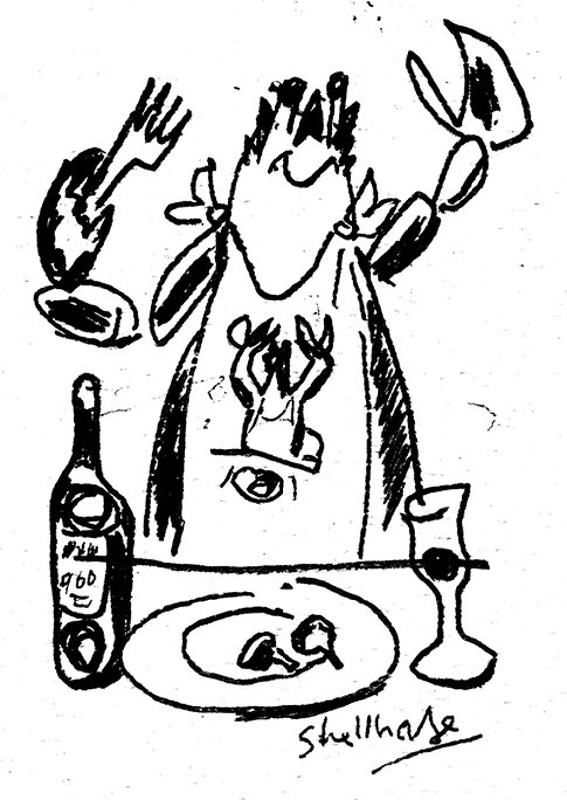 Vintage Coastal Sketches From New Yorkers Cartoonist george Shellhase ...