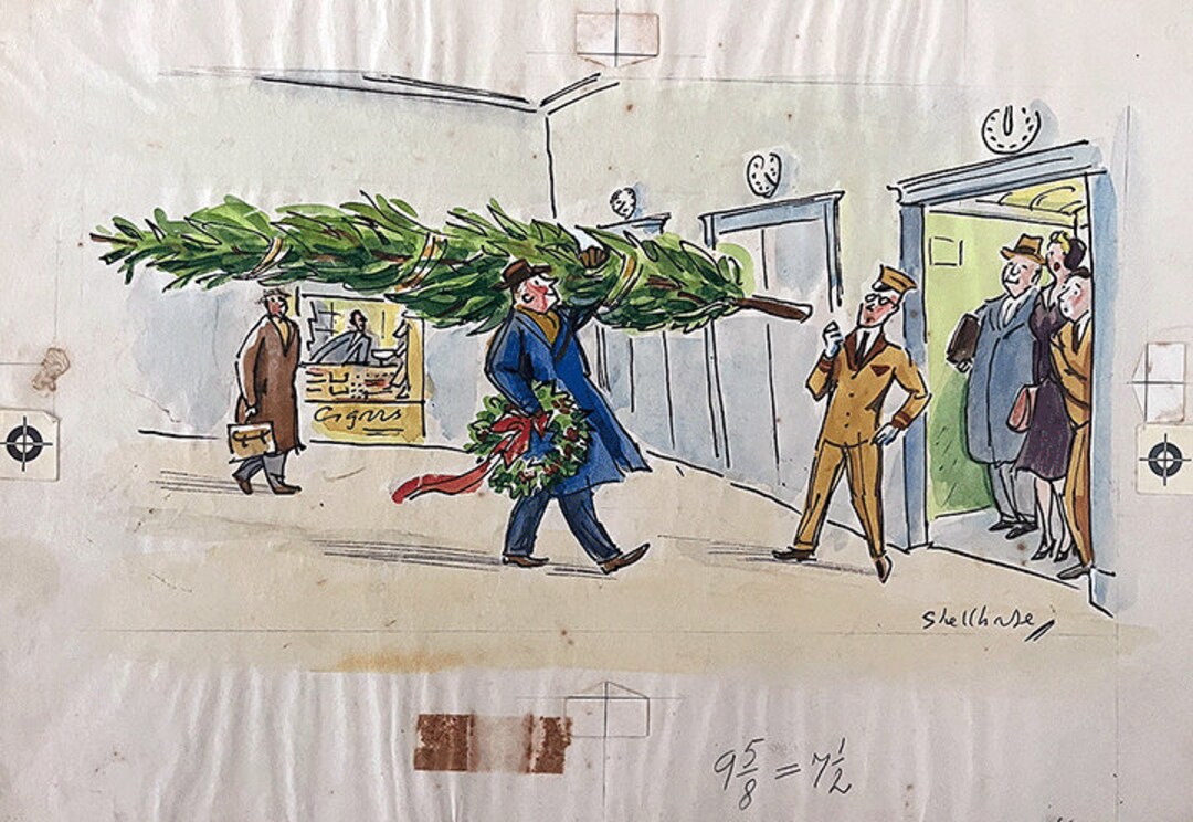 1930s-1950s Vintage Original Cartoon-vignette From New Yorker's Artist ...