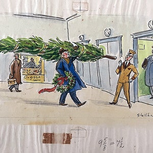 1930s-1950s Vintage Original Cartoon-vignette From New Yorker's Artist ...