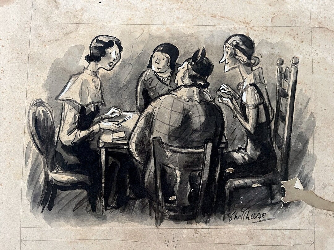 1933 Vintage Original Cartoon-vignette From New Yorker's Artist George ...