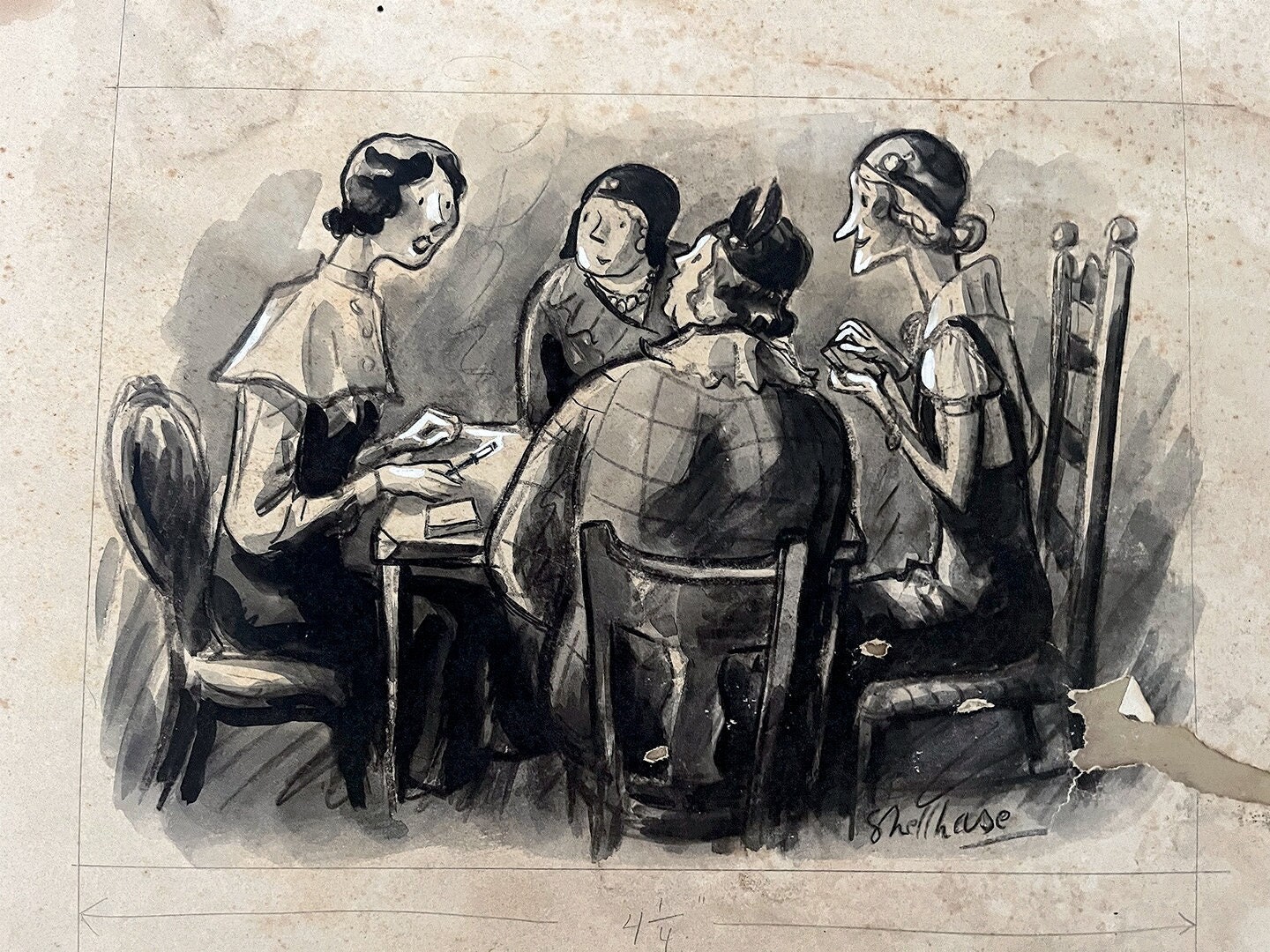 1933 Vintage Original Cartoon-vignette From New Yorker's Artist George ...