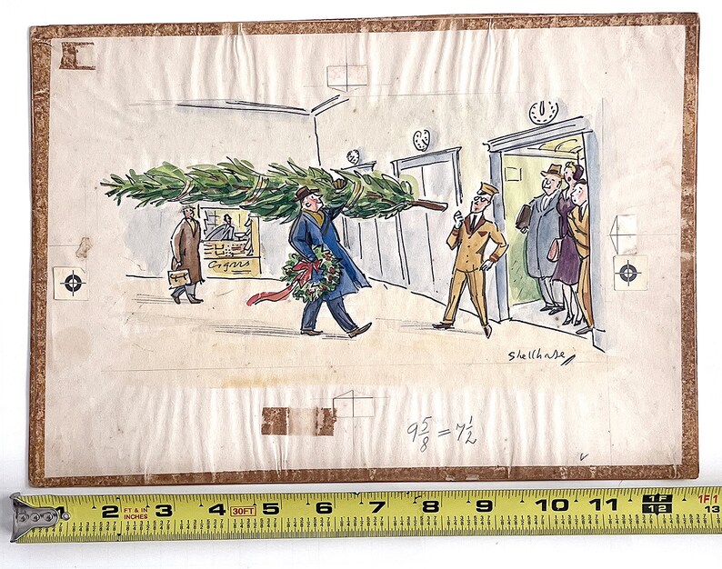 1930s-1950s Vintage Original Cartoon-vignette From New Yorker's Artist ...