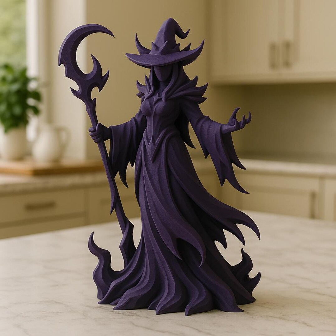 Noctara, the Shadow Witch, 3D Figure, Dungeons and Dragons, Tabletop - Etsy