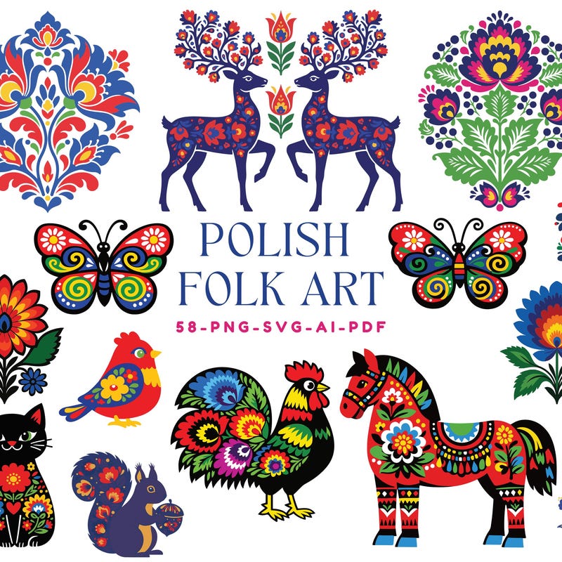 Russian Folk Art Svg - Etsy