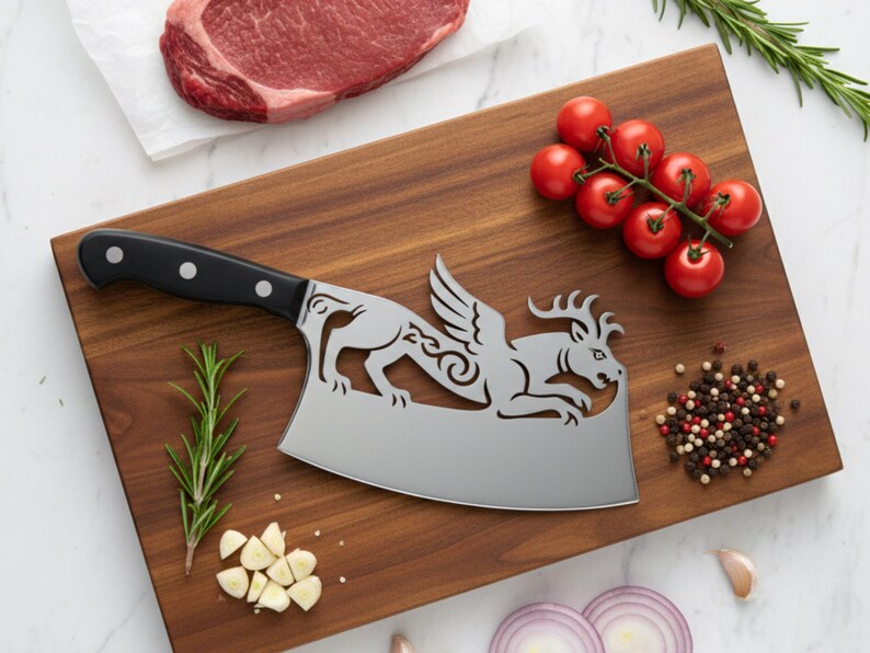 Folk Art Cleaver SVG Bundle, Laser Cut Knife Designs (35 Files ...