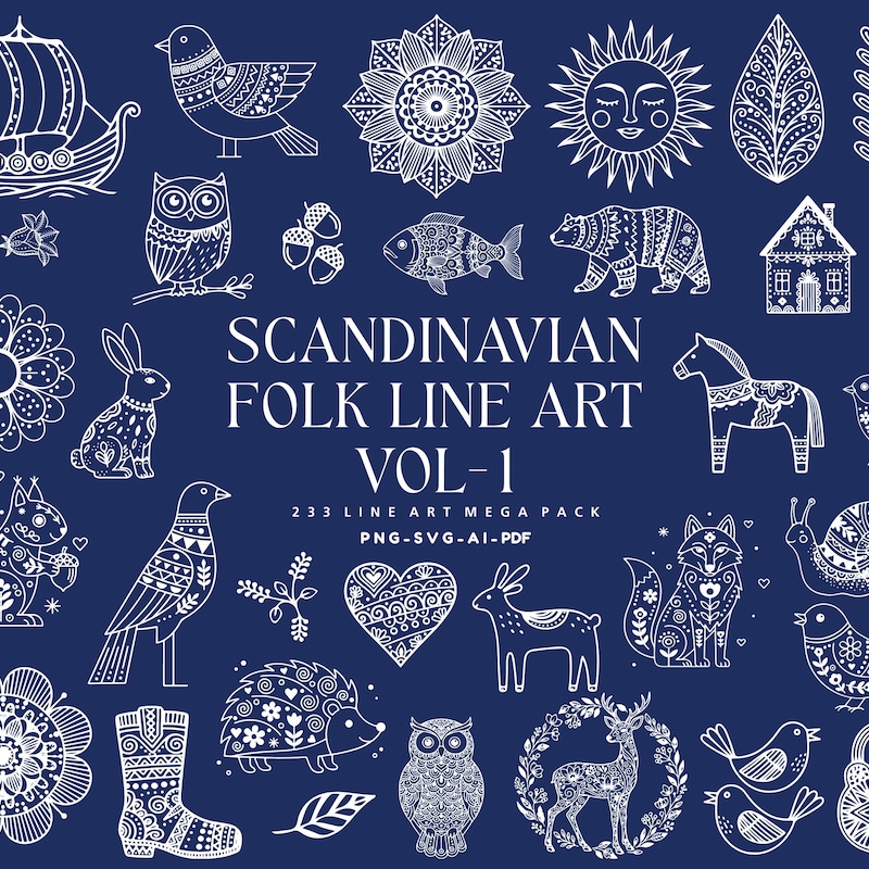 Folk Art Printing Block - Etsy