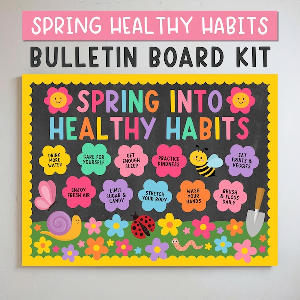 Spring Nurse Bulletin Board - Etsy