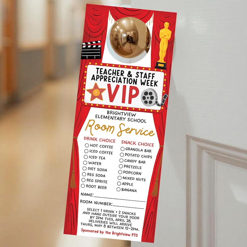 Hollywood Teacher Appreciation Week Ideas - Etsy