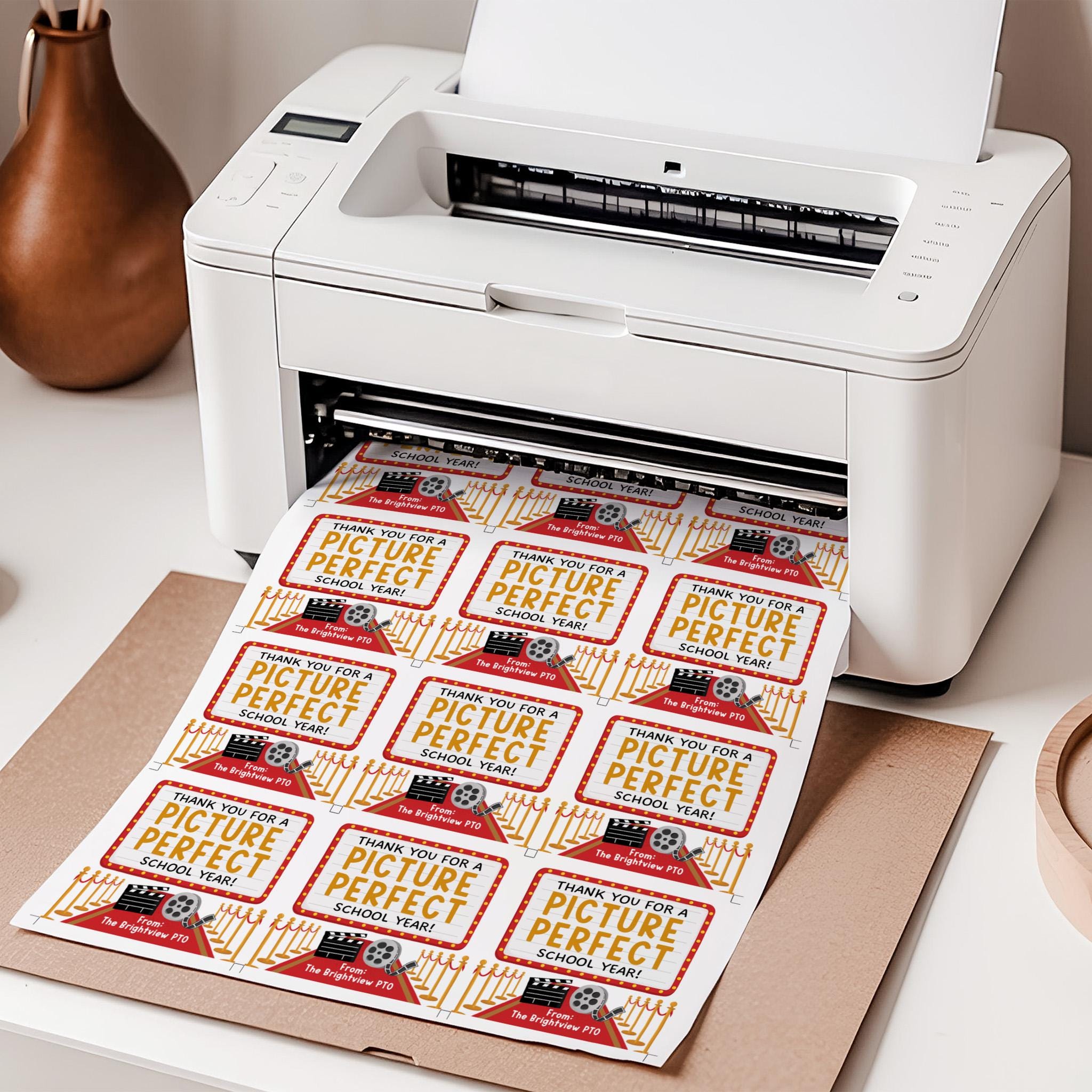 Hollywood Theme Teacher Appreciation Tags, Picture Perfect Year Movie ...