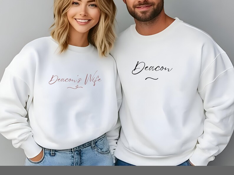 Deacon & Wife Christian Ministry PNG Set: Blessed to Serve (digital ...