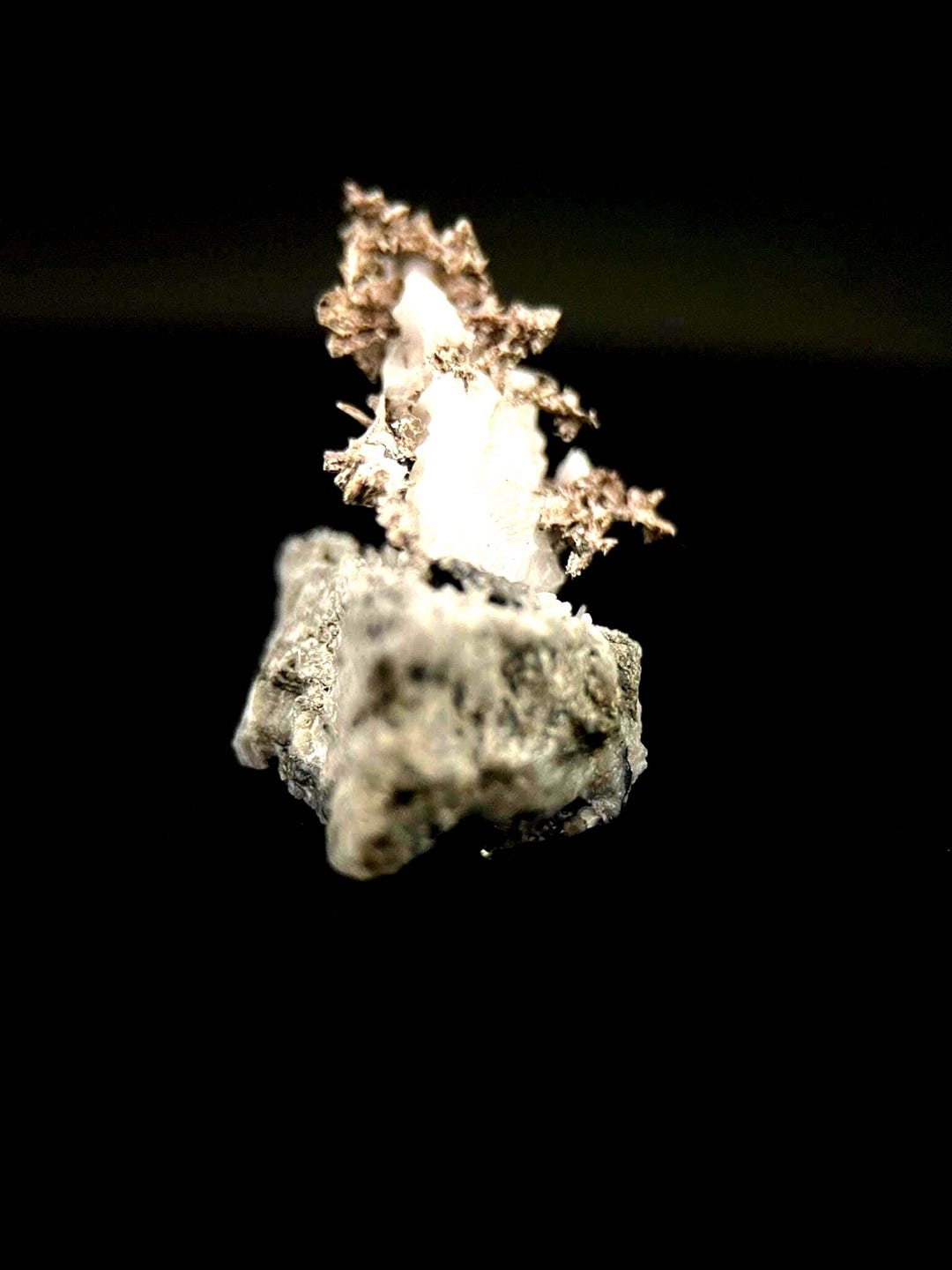 Native Silver, Calcite, Silver Specimen, Morocco, UV Reactive - Etsy