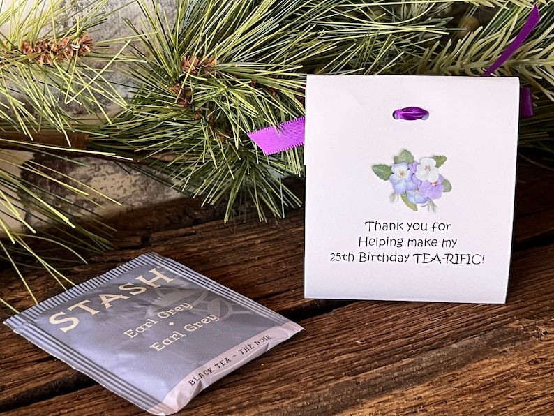 Personalized Tea Favors Memorial Gift Funeral Gift Tea - Etsy