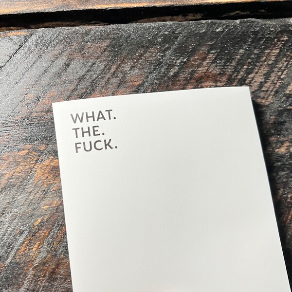 Wtf Notebook - Etsy