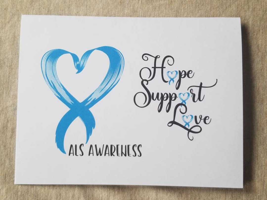 ALS Awareness , Thank You Blank Note Cards , Fundraising for a Cure ...