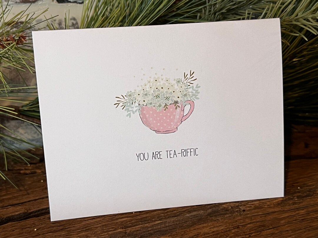 Note Cards | You Are Tea,riffic Cards , Set of 10 Teacup Note Cards ...