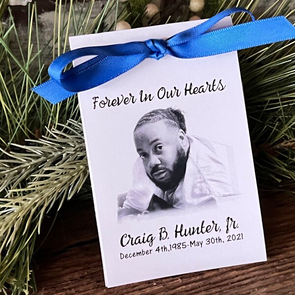 Memorial Seed Packet - Etsy